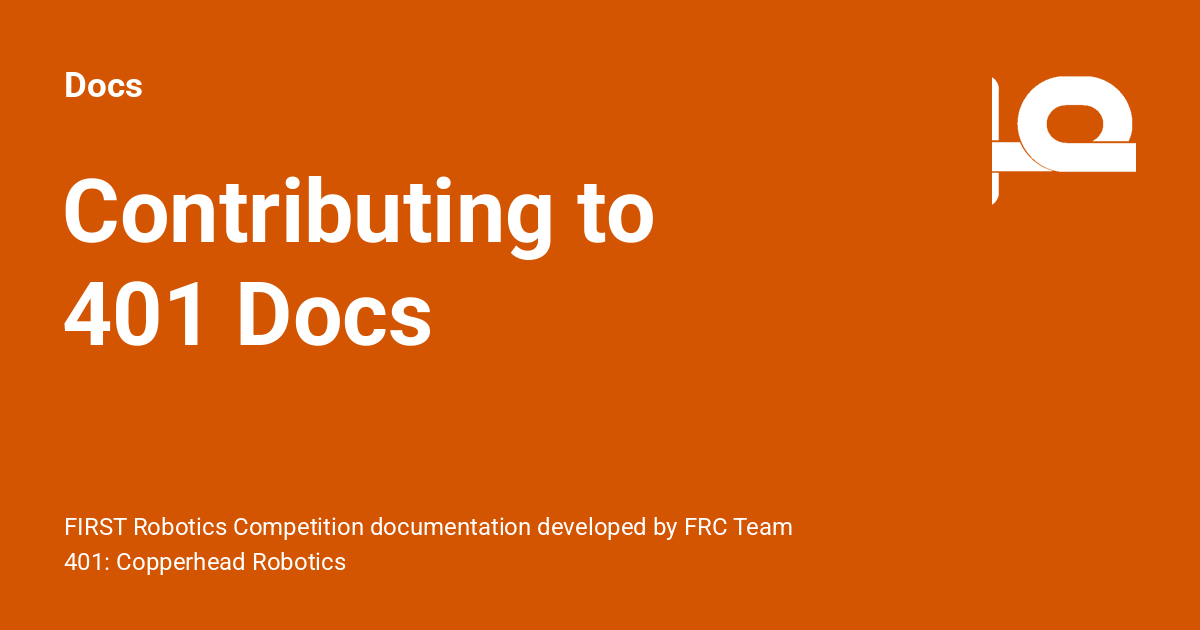 Contributing to 401 Docs - Docs