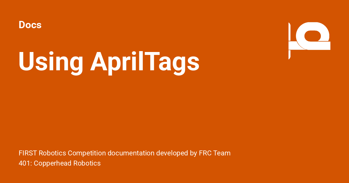 Using AprilTags - Docs
